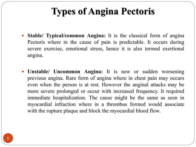 2nd unit anti-anginal agents | PPTX | Heart and Cardiovascular Diseases ...