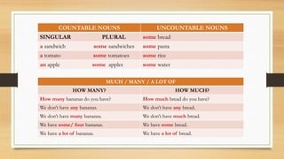 2nd Unit 6 countable and uncountable nouns.pptx
