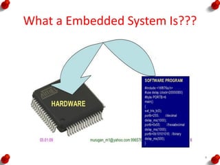 structural units of Embedded Systems like | PDF