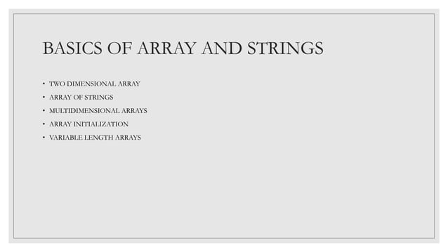 Console I/o & basics of array and strings.pptx