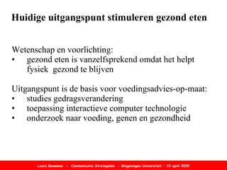 een alledaagse perspectief op gezond eten | PPT