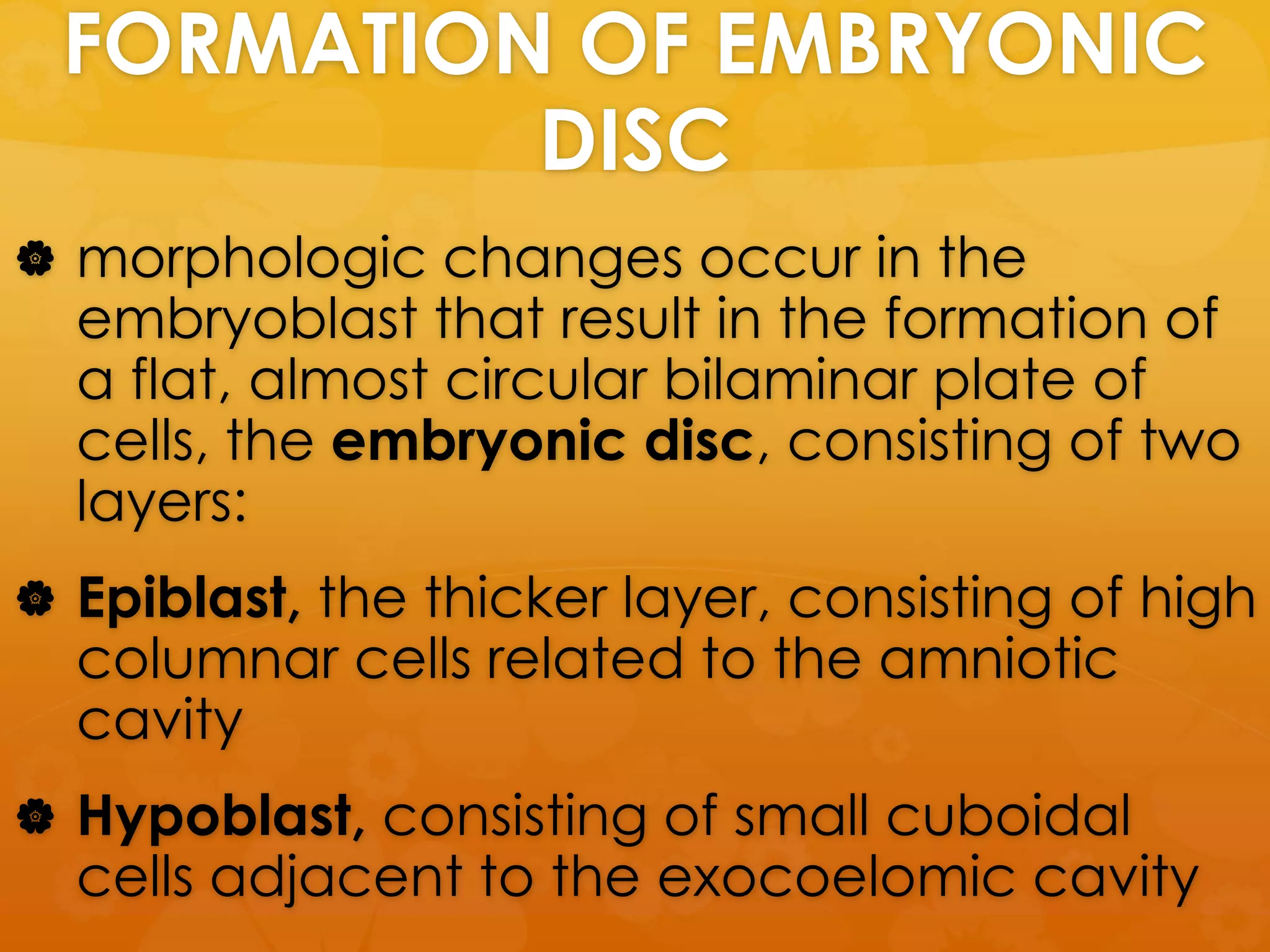 2nd week of intrauterine developement of embryo | PPTX