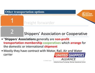 Transportation modes and physical distribution | PPT