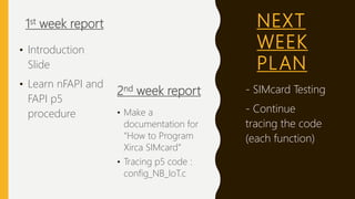 2nd Week Internship report | PPT