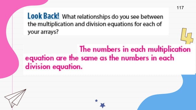 Relate Multiplication and Division 2nd week | PPTX | Homework and Study ...