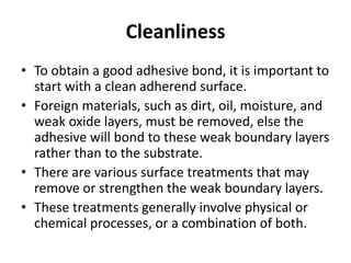 Adhesive and adhesion | PPTX