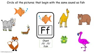 Teaching kids letter names and sounds video 2 (letters f,g,h,i,j) | PDF