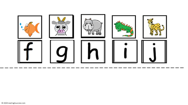 Teaching kids letter names and sounds video 2 (letters f,g,h,i,j) | PDF