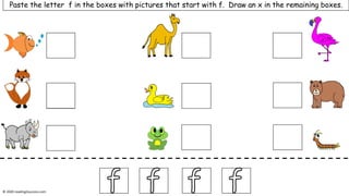 Teaching kids letter names and sounds video 2 (letters f,g,h,i,j) | PDF