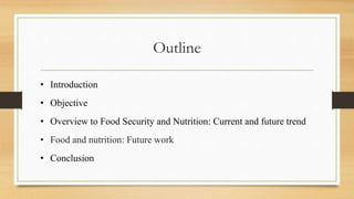 Food Security and Nutrition resilience food system | PPTX | Agriculture ...