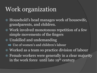 cottage industry in pre industrial britain | PPTX