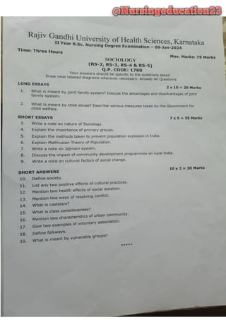 2ND YEAR B.SC NURSING 2K24 JANUARY QUESTION PAPER .pdf