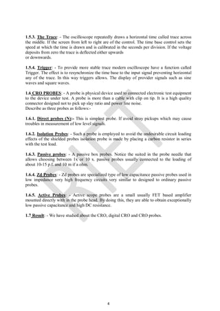 2nd year iv sem emi lab manual | PDF