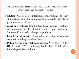 About Internships and CV | PPT