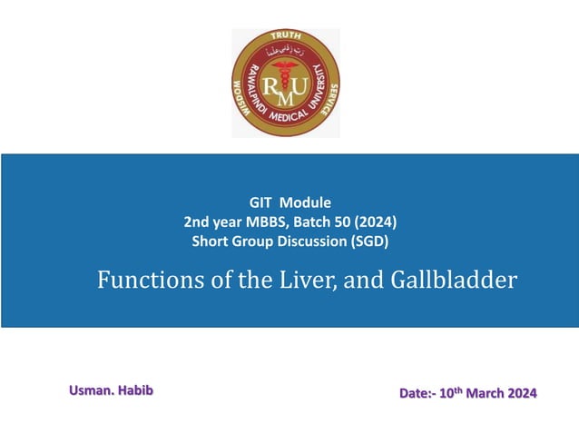 2nd year_SGD_Physiology of Liver & Gallbladder.ppt