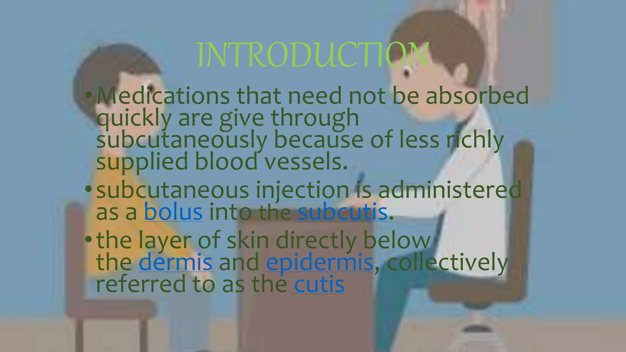 subcutaneous injection | PPTX