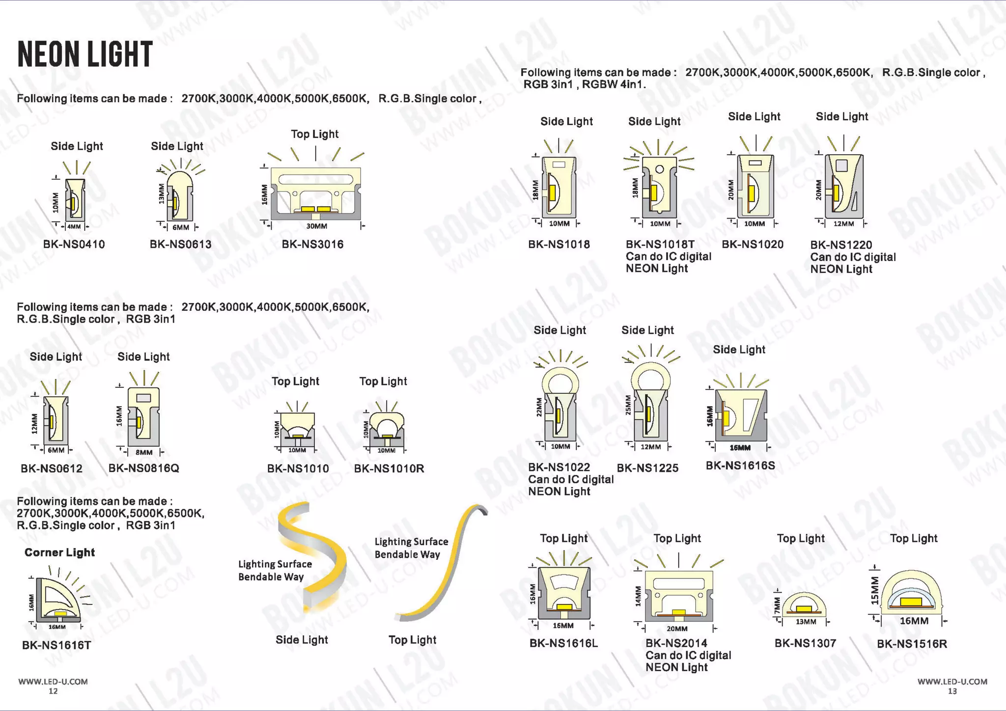 LED flex neon strip lights catalog popular building choice | PPT