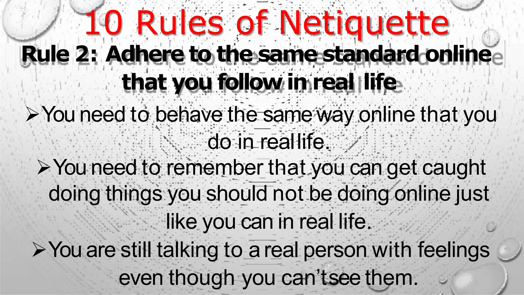online safety, security and rules of netiquette | PPT