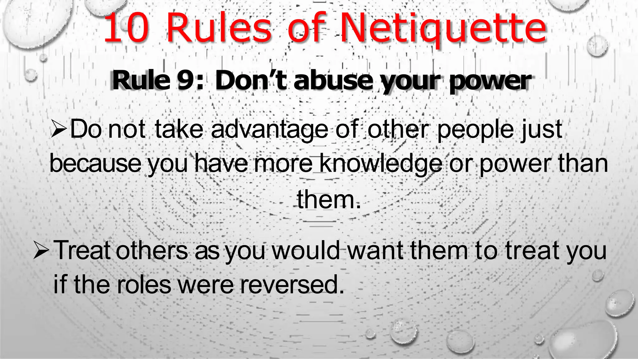 online safety, security and rules of netiquette | PPT