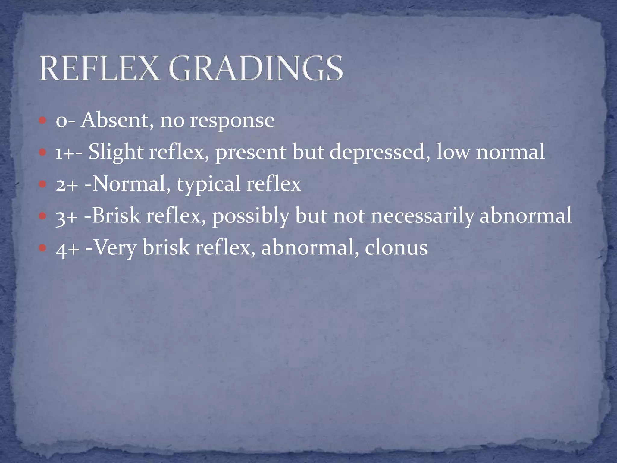 Muscle tone and Deep tendon reflex assessment | PPTX