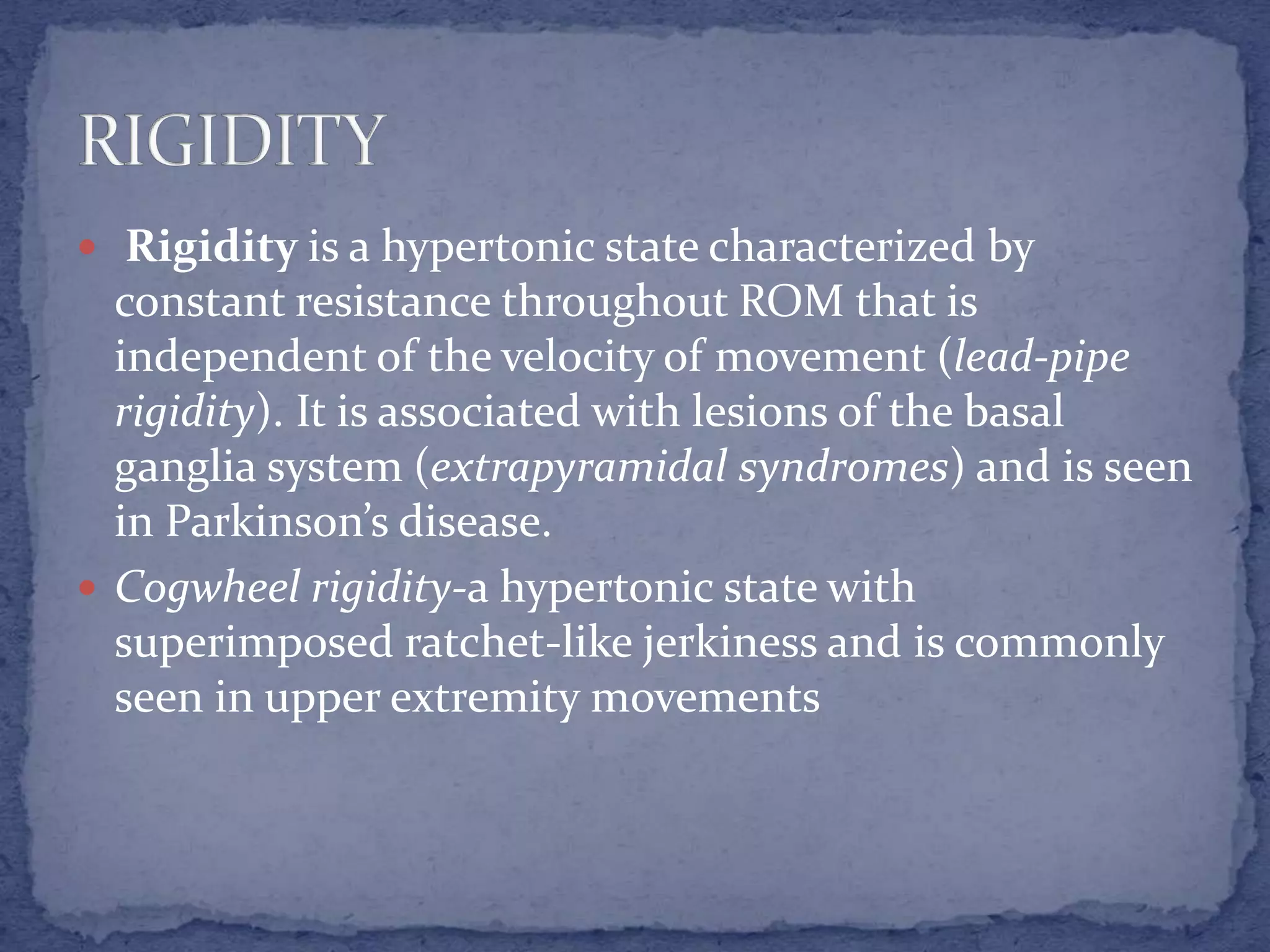 Muscle tone and Deep tendon reflex assessment | PPTX