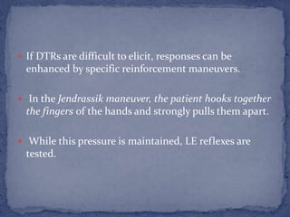 Muscle tone and Deep tendon reflex assessment | PPTX