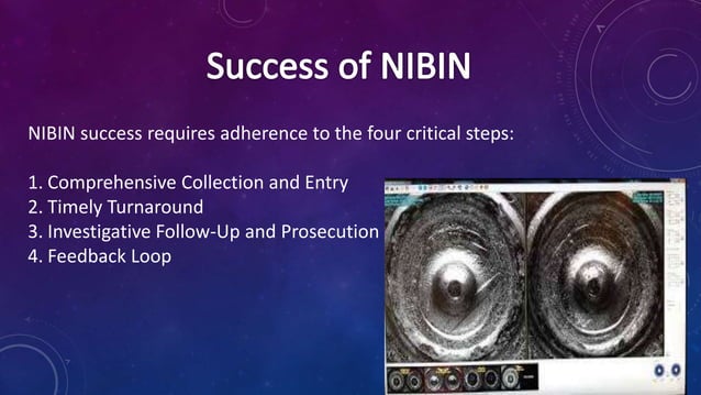 NIBIN | PPTX | Arms & Ammunition | Sensitive Topics