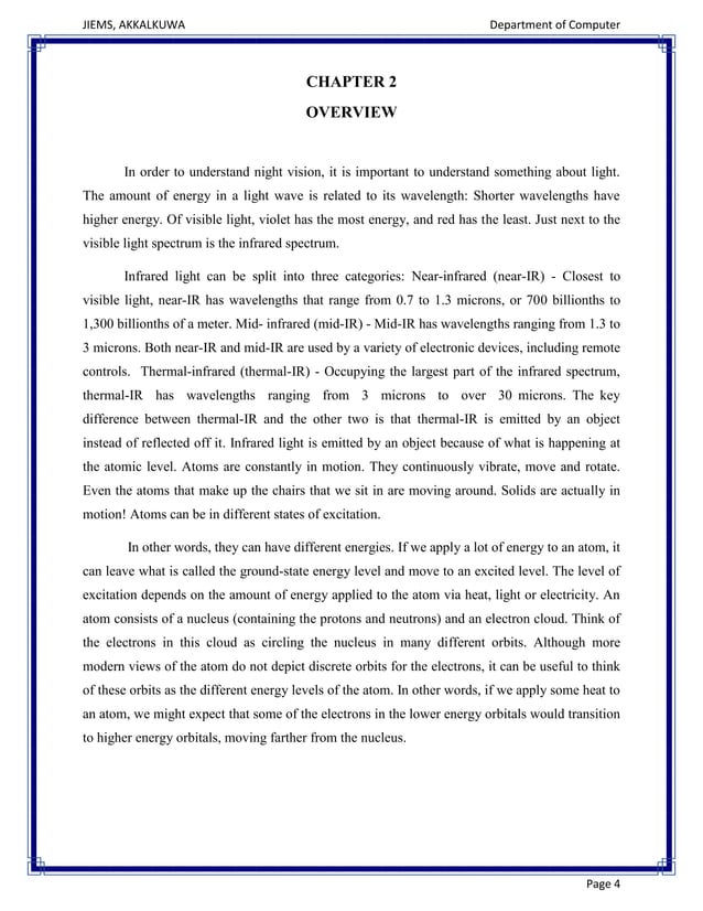 2 night vision report final (night vision technology) | PDF