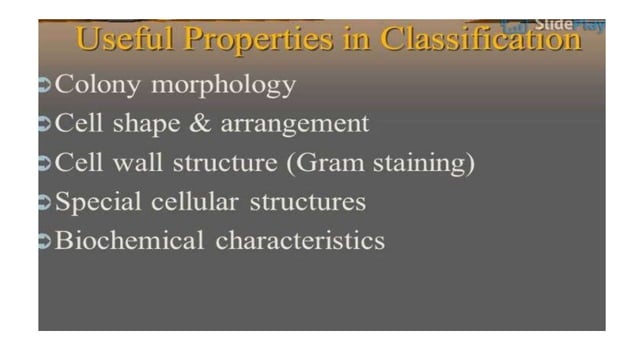 Nomenclature and Classification of bacteria | PPTX