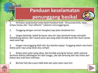 nota panduan keselamatan jalan raya | PPTX