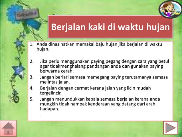 nota panduan keselamatan jalan raya | PPTX