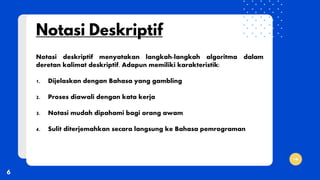 Algoritma dan Struktur Data (Python) - Notasi Algoritmik | PDF
