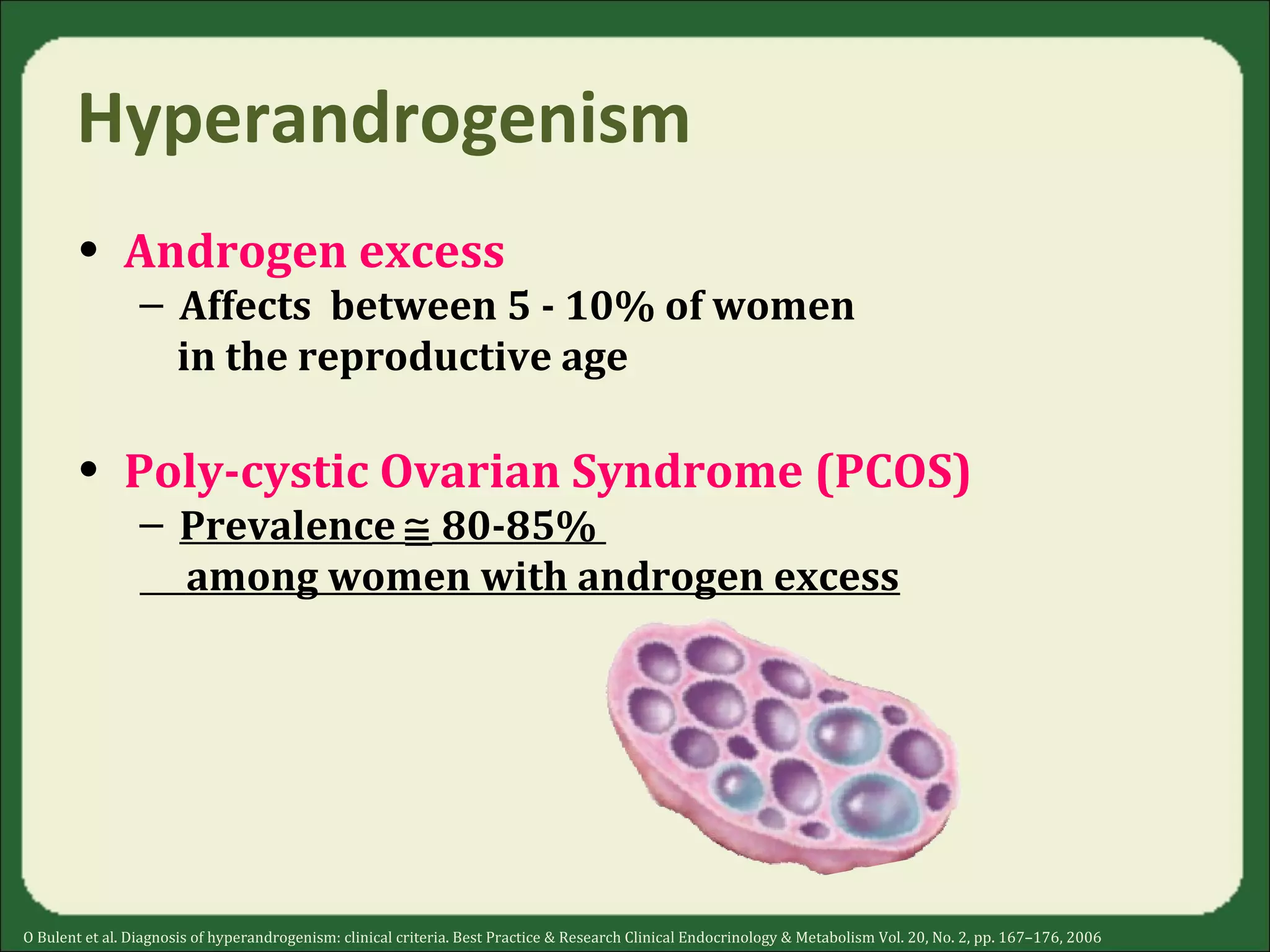 Understanding Hyper-Androgenism: Diagnosis & Management “Through Case ...