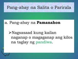 Pang-abay | PPTX