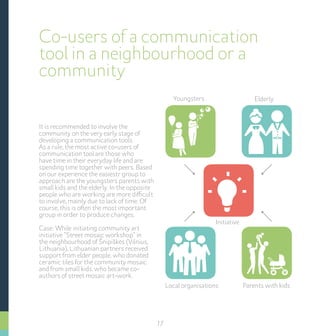 Community and neighbourhood development: informal communication tools ...