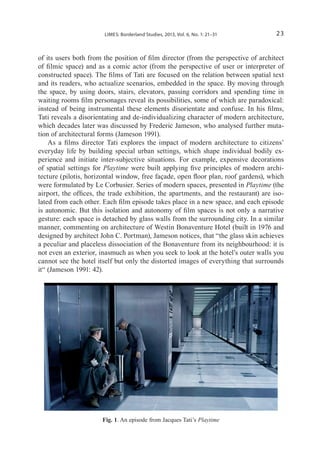 Urban Scenography: emotional and bodily experience | PDF