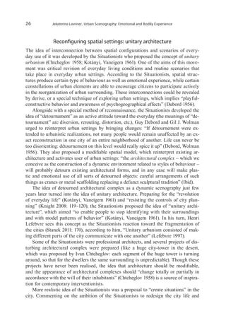 Urban Scenography: emotional and bodily experience | PDF