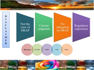 2 OARO (ICH Q1 A to F) | PPT