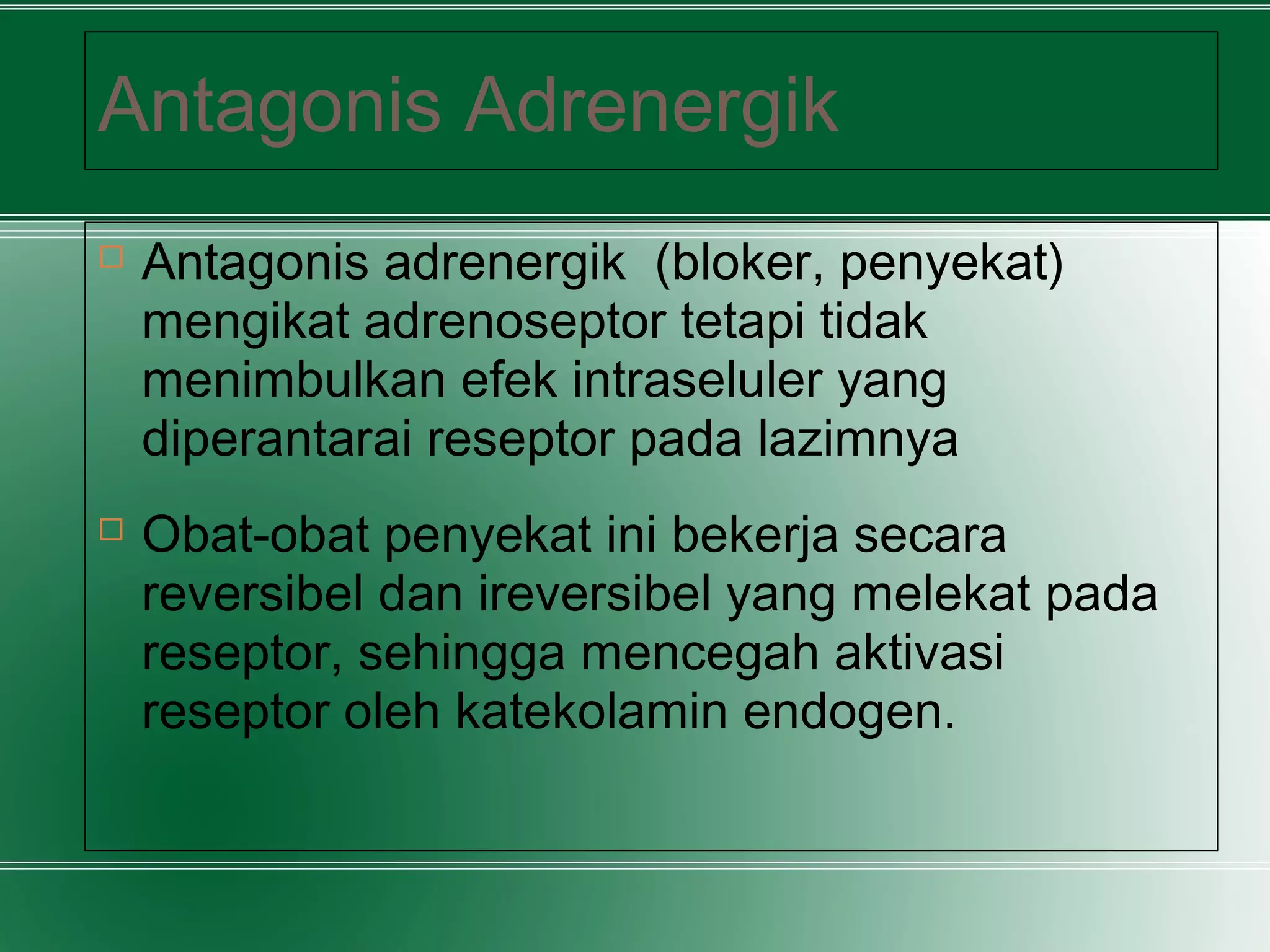 (2) obat adrenergik | PPT
