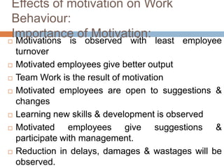 Organisational Behaviour & Development 2 | PPT