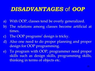 2 Object Oriented Programming | PPT | Programming Languages | Computing