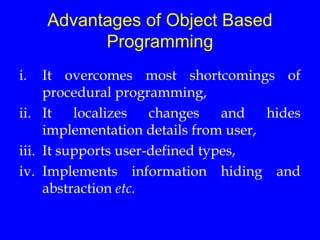 2 Object Oriented Programming | PPT | Programming Languages | Computing