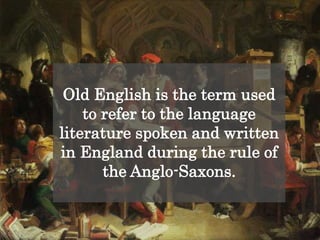 Old English Literature | PPTX