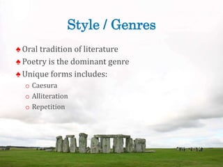 Old English Literature | PPTX