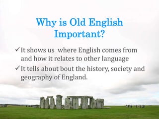 Old English Literature | PPTX