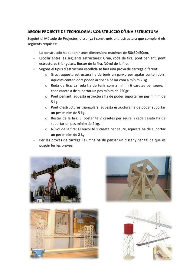 2on projecte estructura | PDF