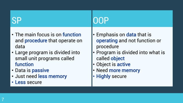 Object Oriented Programming - 2. OOP Concept | PPT