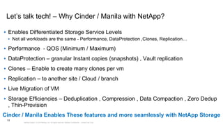 OpenStack and NetApp - Chen Reuven - OpenStack Day Israel 2017 | PPT