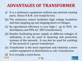 OPERATING PRINCIPLES OF TRANSFORMER AND CONSTRUCTION.ppt