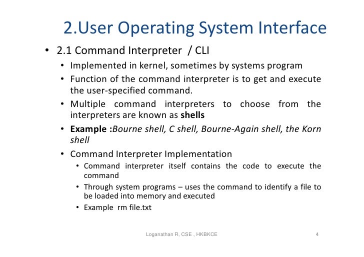 2 operating system structures
